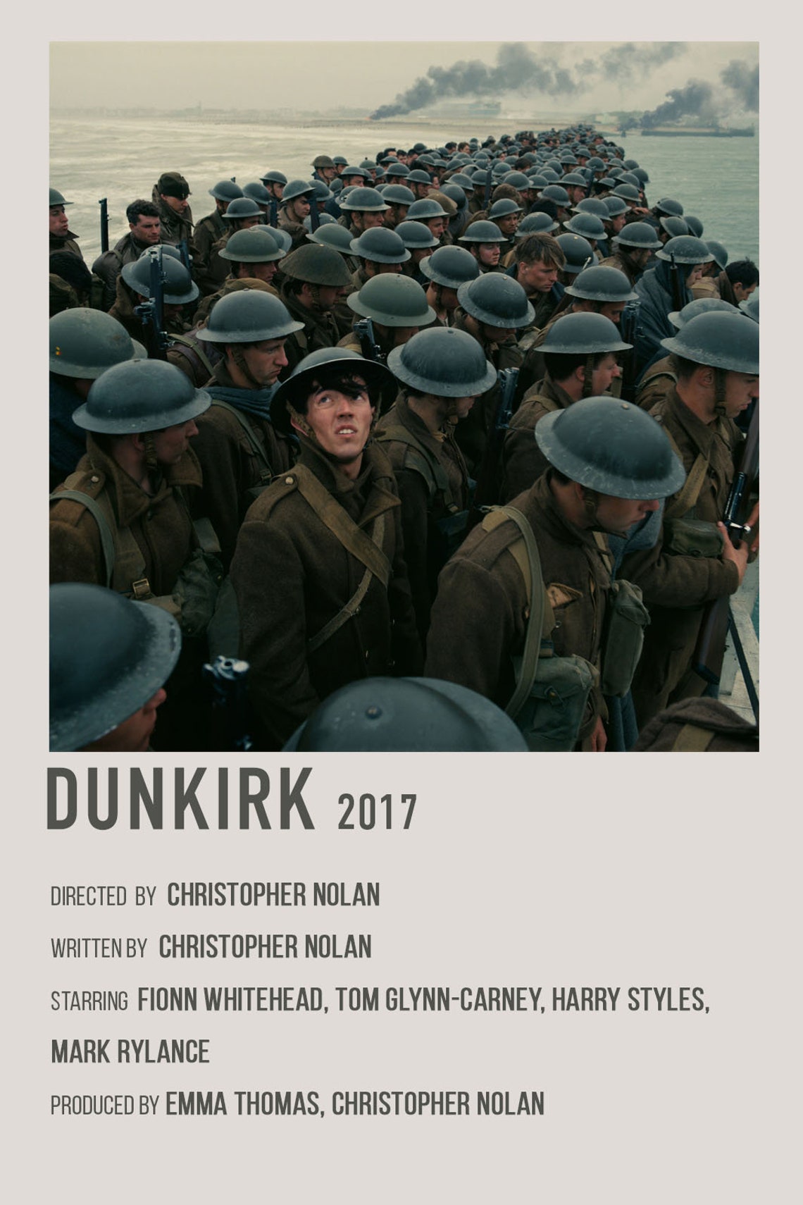 Dunkirk Retro Movie Poster, Digital Download - Etsy