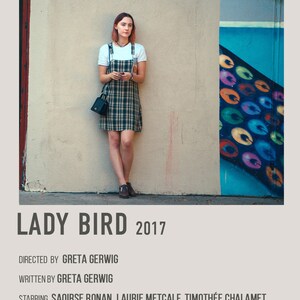 Lady Bird Retro Movie Poster, Digital Download, Polaroid Film Poster - Etsy