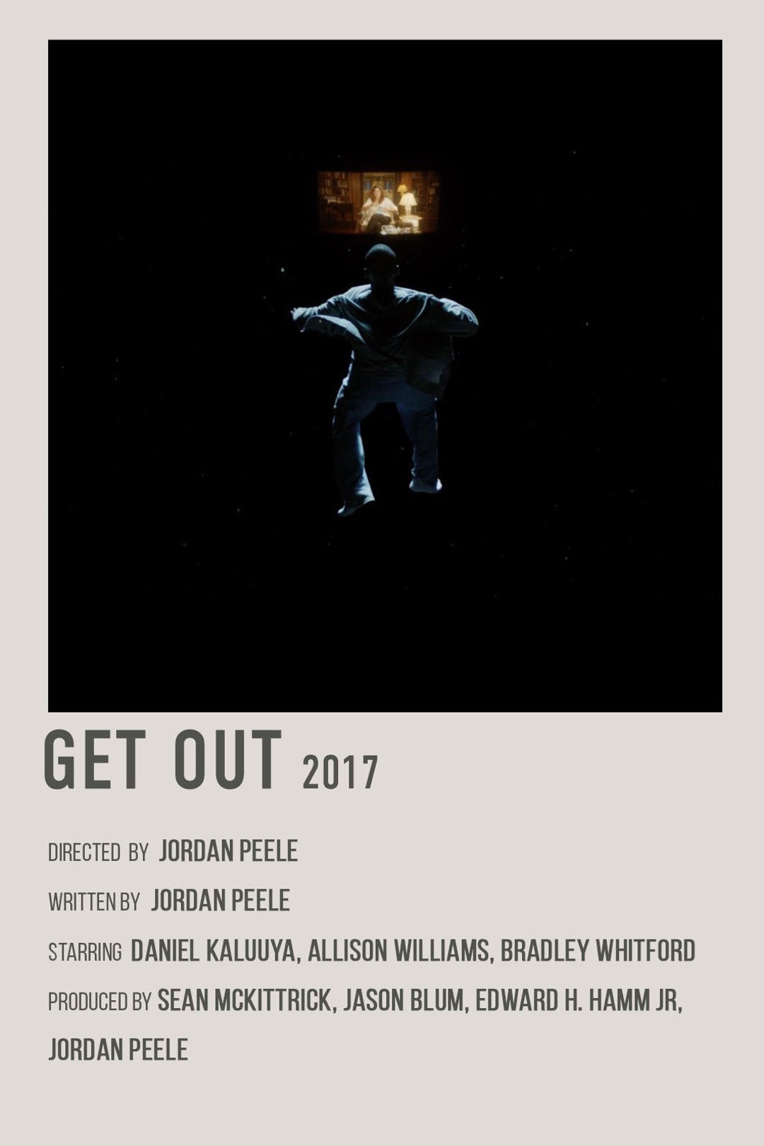 Get Out Retro Movie Poster, Digital Download, Jordan Peele Horror ...