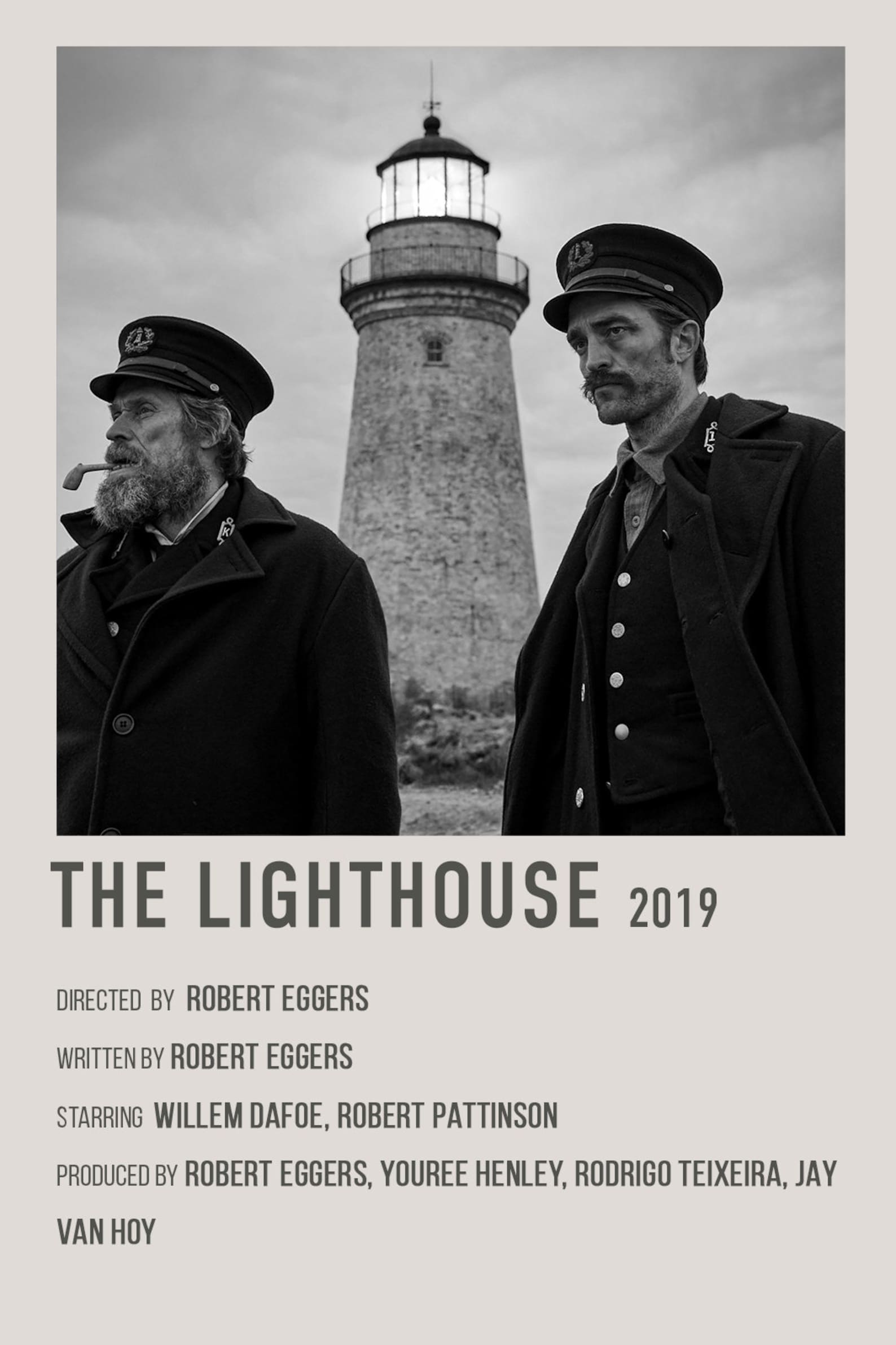 The Lighthouse Retro Movie Poster, Digital Download, Robert Pattinson ...