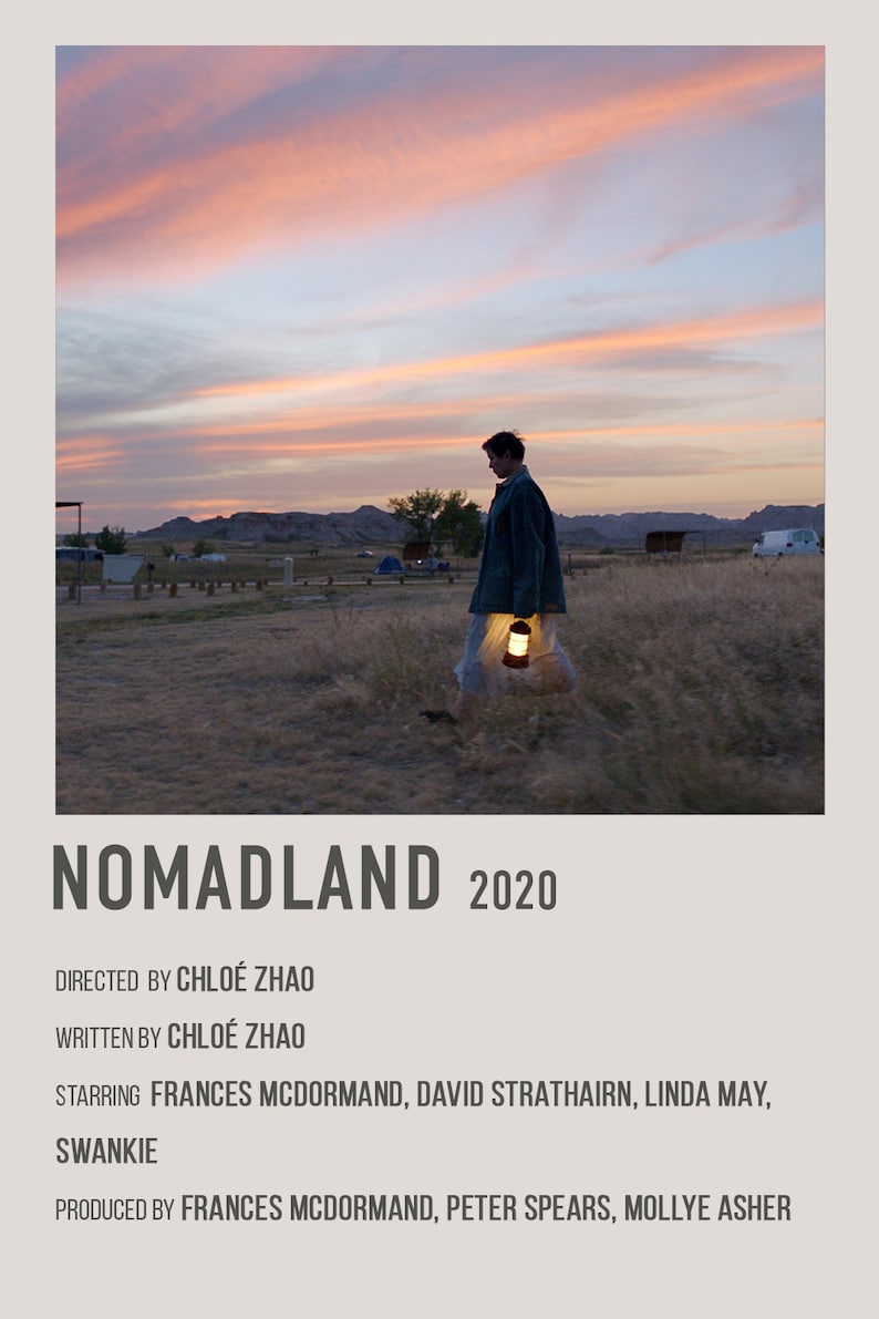 Nomadland Retro Movie Poster, Digital Download - Etsy