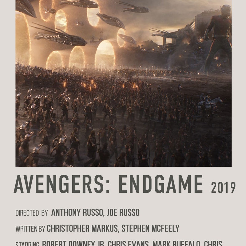Avengers Endgame Poster - Etsy