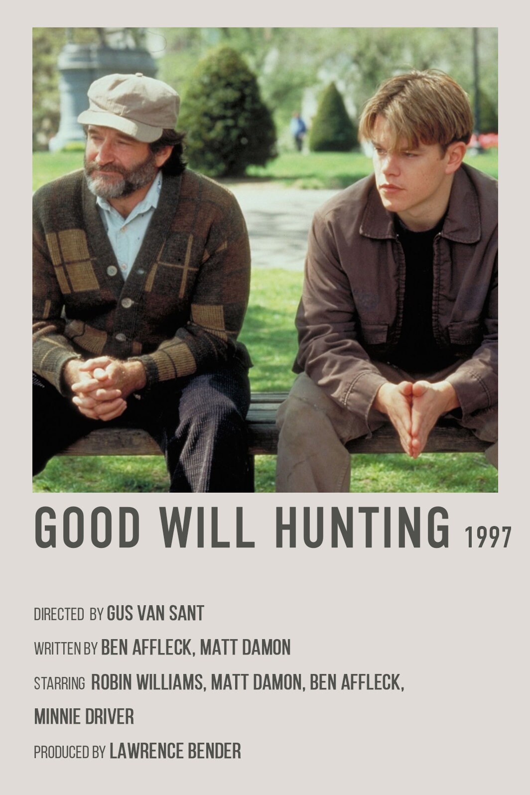 Good Will Hunting Retro Movie Poster, Digital Download, Matt Damon Ben ...