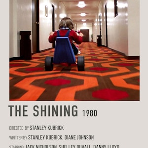 The Shining Retro Movie Poster, Digital Polaroid Download, Horror Film ...