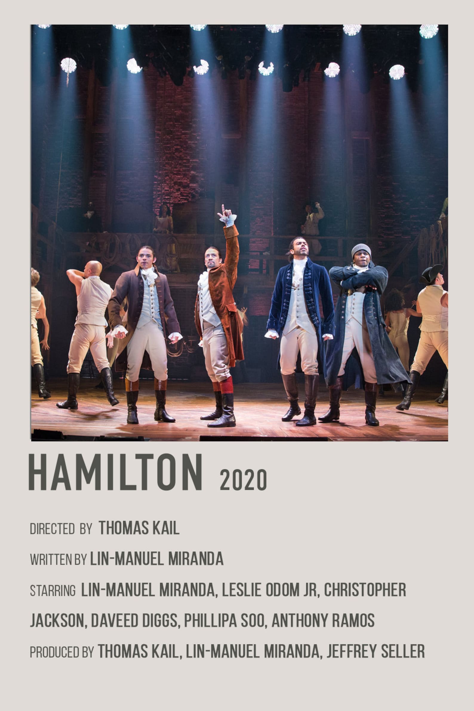 Hamilton Retro Movie Poster, Digital Download, Lin Manuel Miranda ...