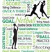 Netball Typography Print DIGITAL FILE Netball Poster, Netball Wall Art ...