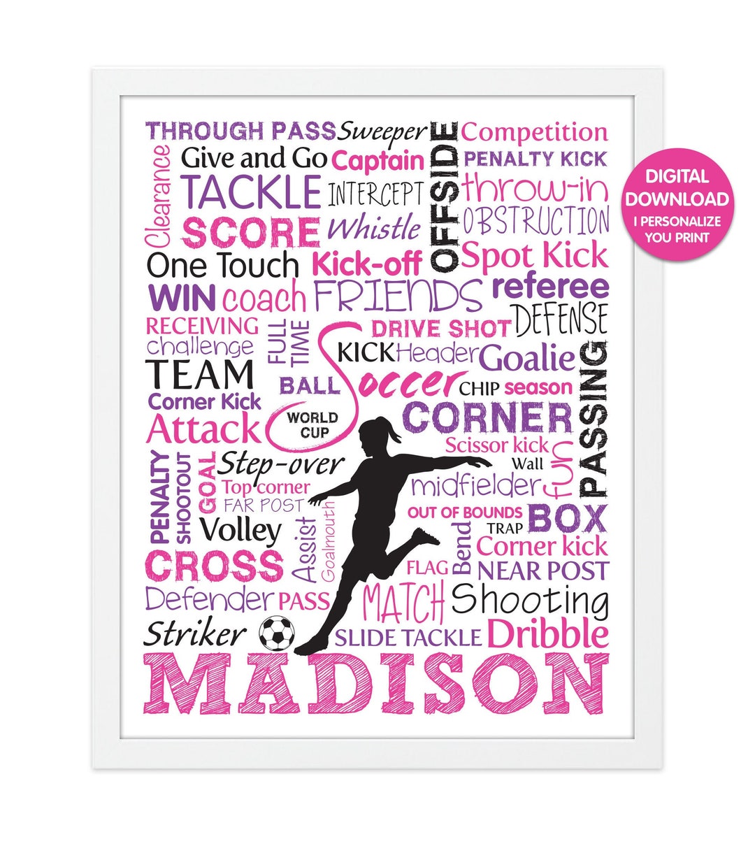 Girls Football, Womens Football, Girls Soccer Poster, Girls Soccer ...