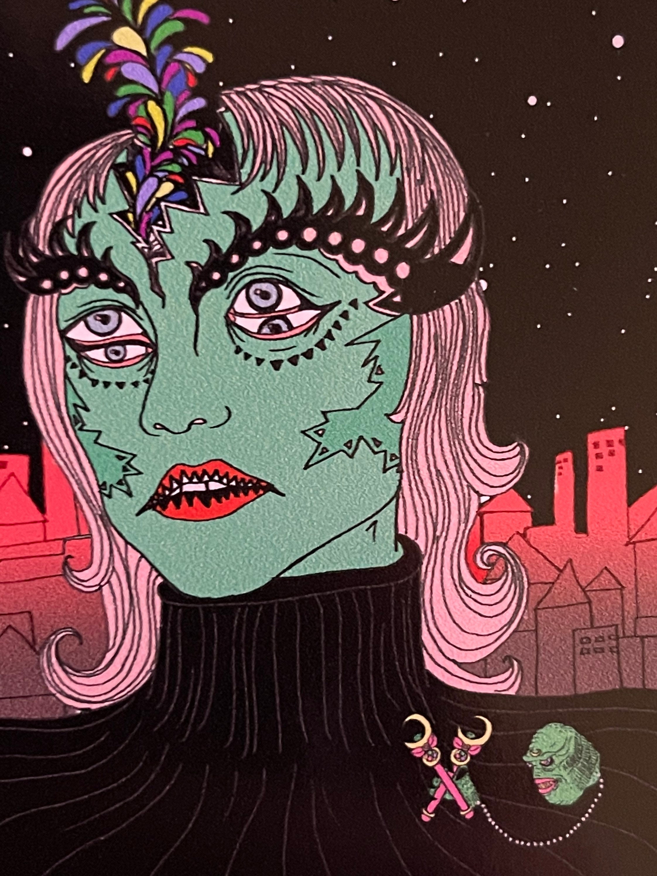 Seeing Double 4" Vinyl Sticker - Etsy