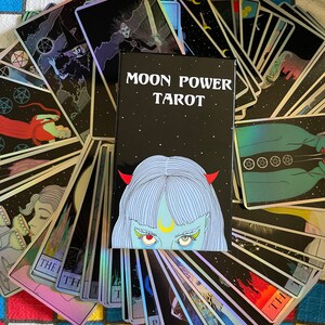 Holographic Moon Power Tarot 2.0 - Etsy