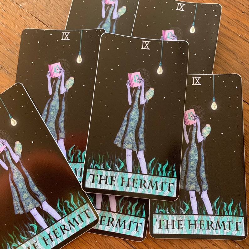 The Hermit 4" Vinyl Sticker - Etsy