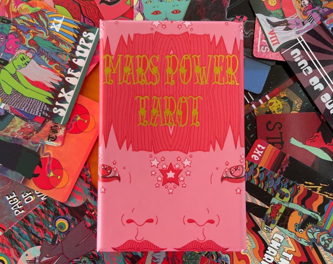 B Grade ~ Red Edge ~ Mars Power Tarot Deck - Etsy