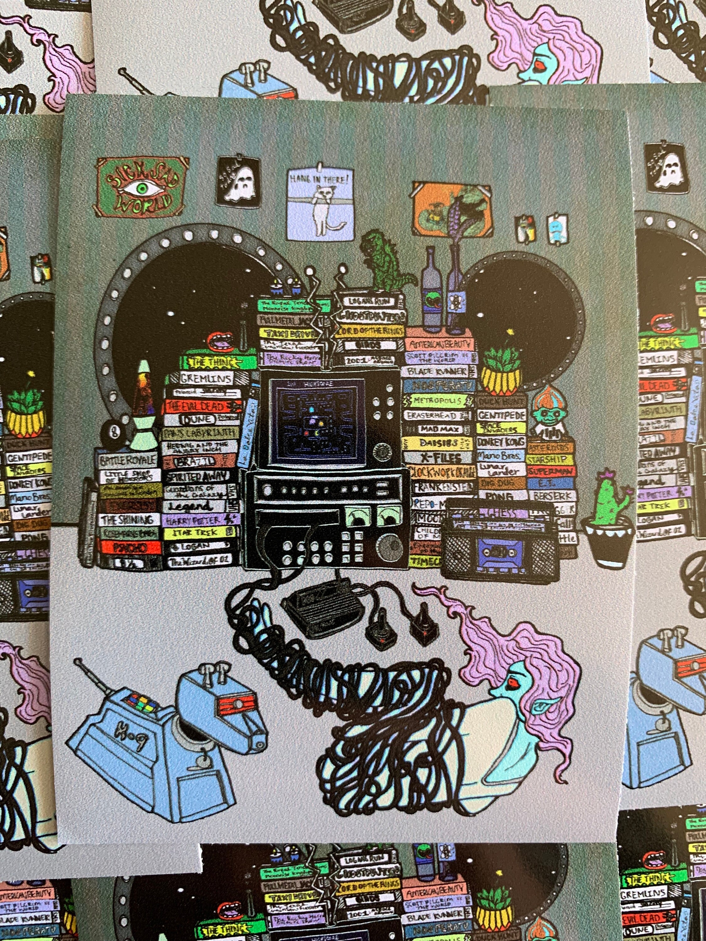 Tangled in VHS 4" Vinyl Sticker - Etsy