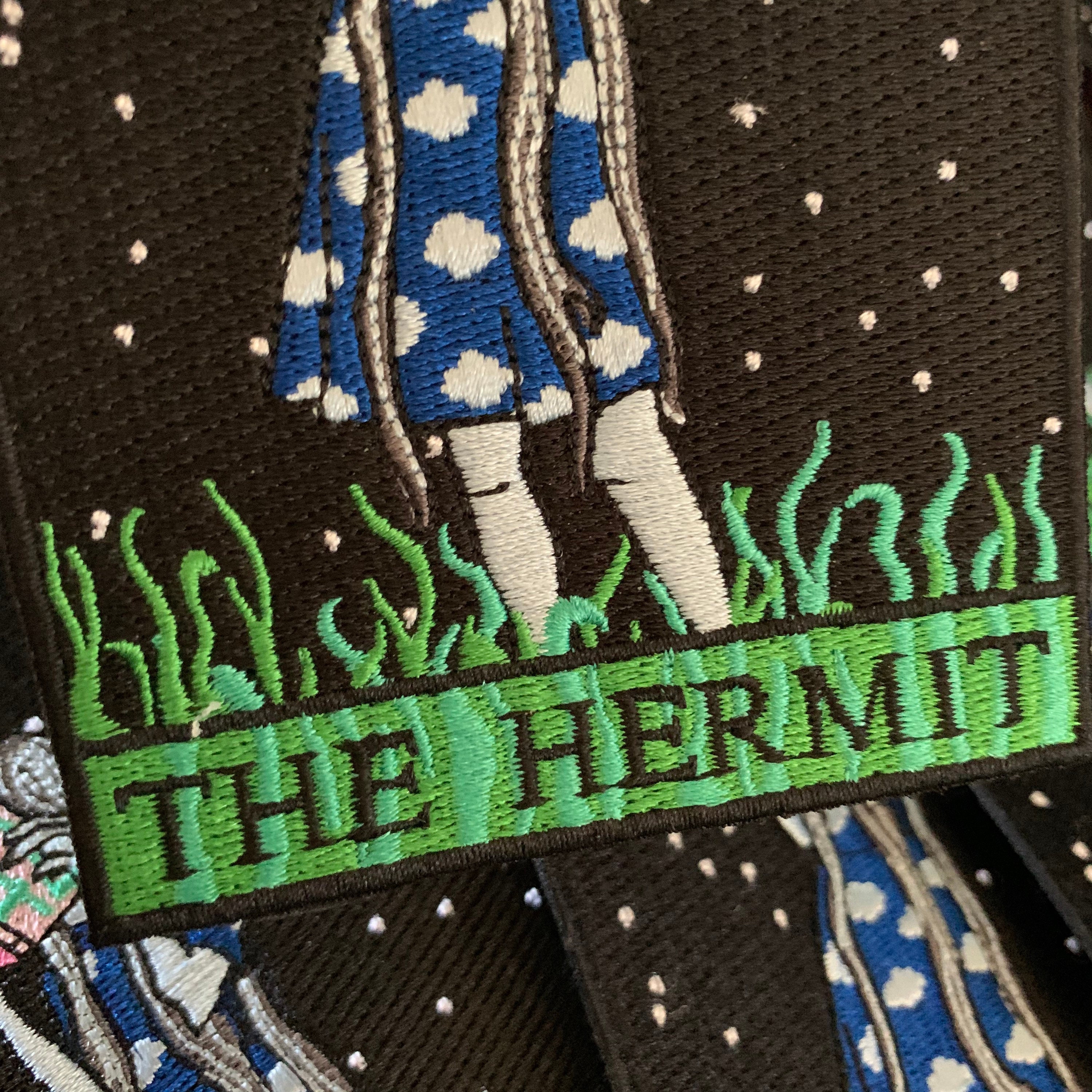 The Hermit Tarot Card Embroidered Patch - Etsy