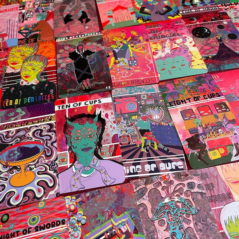 Mars Power Tarot Deck | Etsy Canada