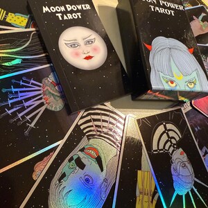 Holographic Moon Power Tarot 2.0 - Etsy