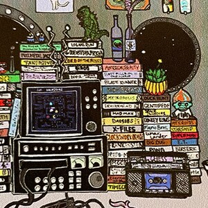 Tangled in VHS 4" Vinyl Sticker - Etsy