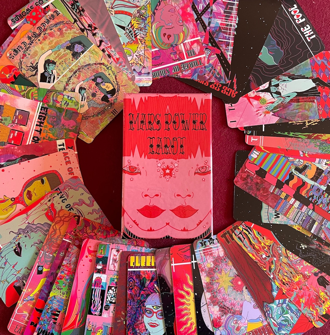 Damaged ~ Mars Power Tarot Deck - Etsy