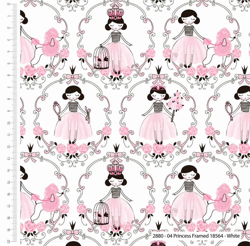 Princess Bella 100% Cotton Fabric Collection Crafts - Etsy