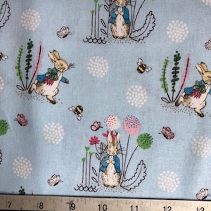 Beatrix Potter Peter Rabbit Fabric 100% Cotton, Various Designs - Etsy