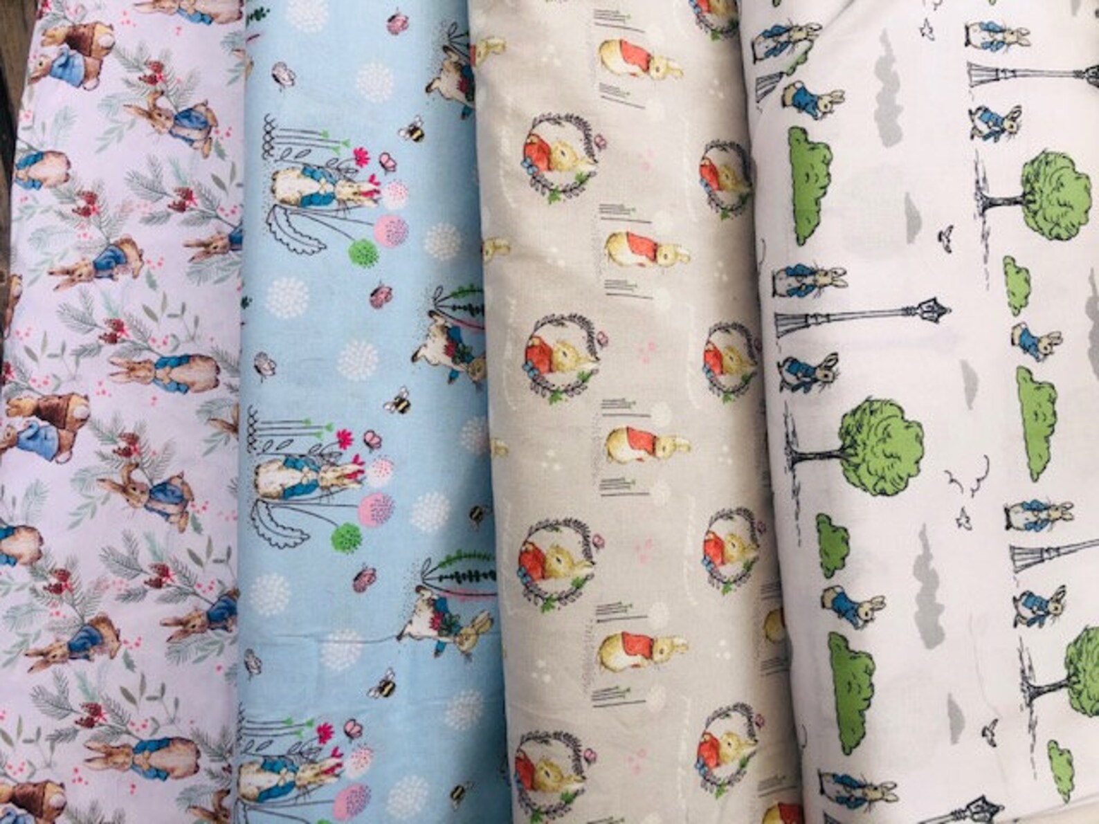 Beatrix Potter Peter Rabbit Fabric 100% Cotton Various - Etsy