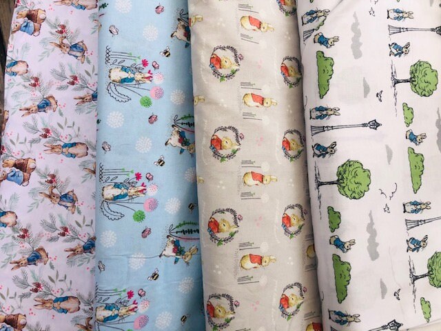 Beatrix Potter Peter Rabbit Fabric 100% Cotton Various - Etsy