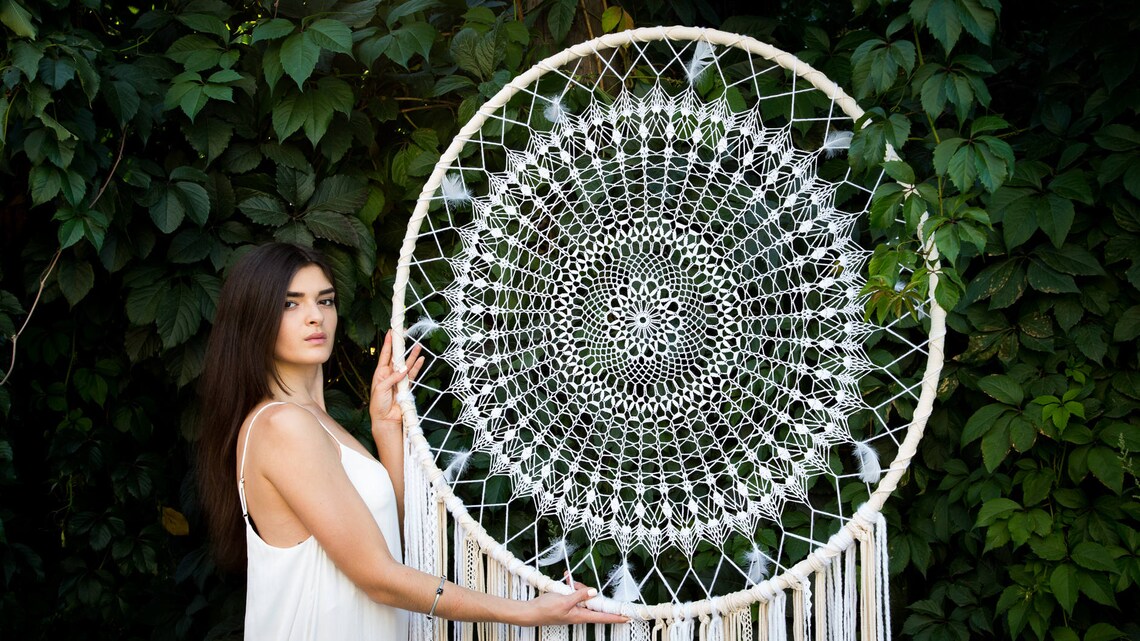 Large dream catcher giant dream catcher dream catcher wall | Etsy
