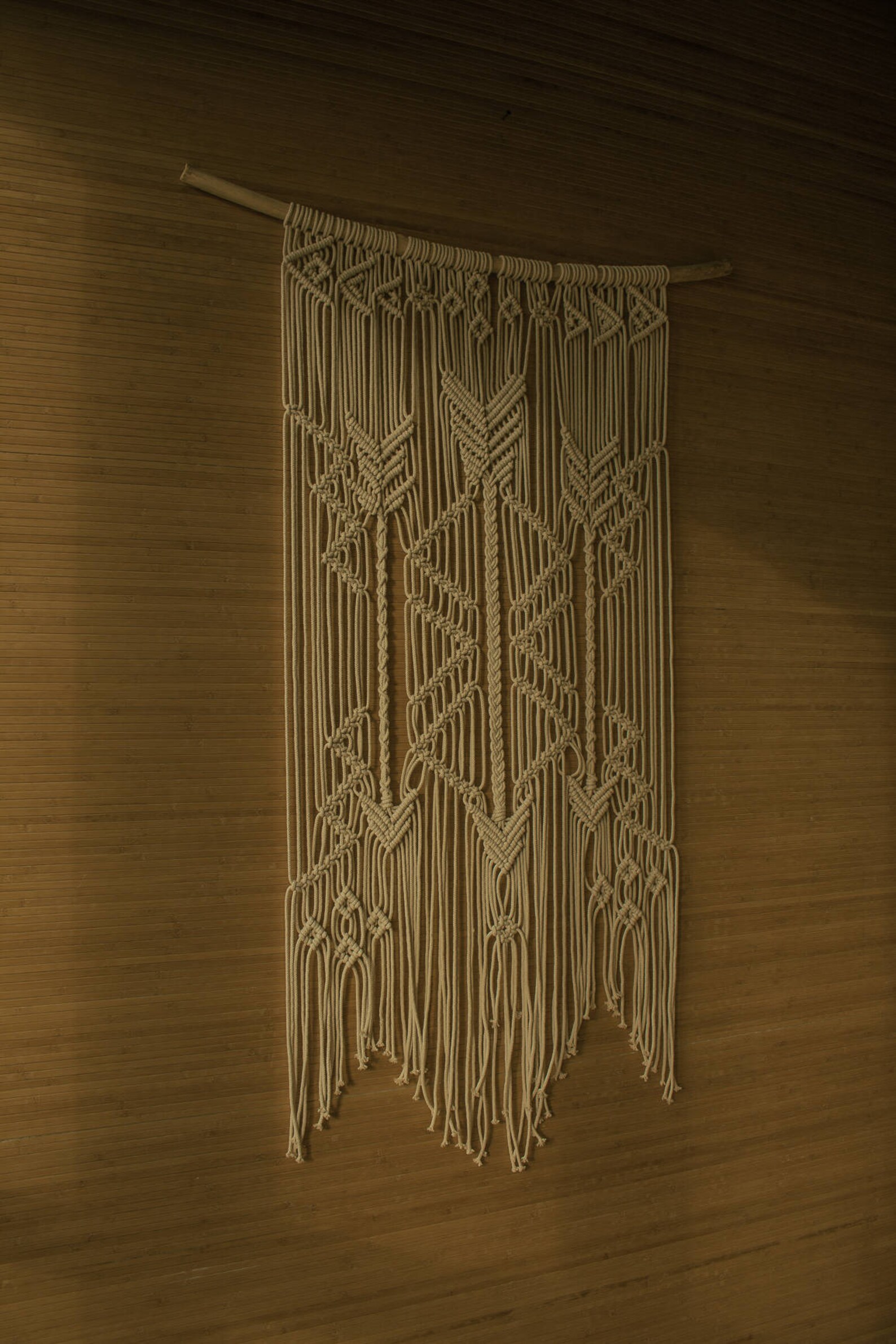 Macrame Mural, Large Macrame Wall Hanging, Indian Wall Art, Native ...