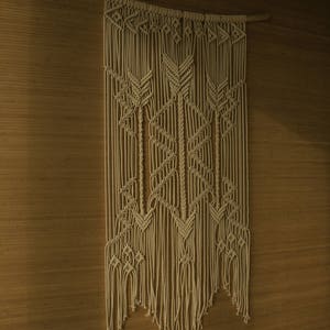 Macrame Mural, Large Macrame Wall Hanging, Indian Wall Art, Native ...
