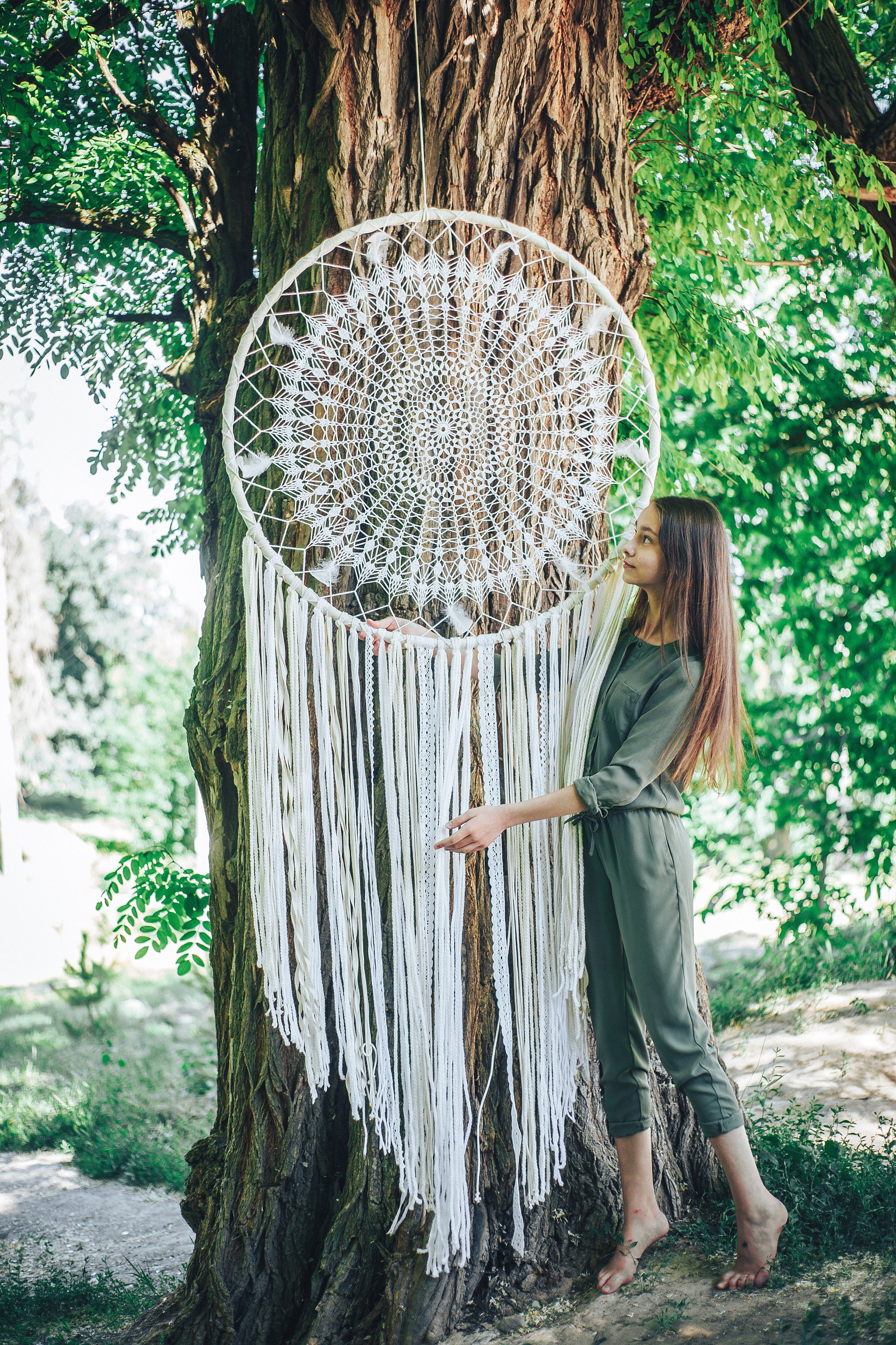 Giant Dream Catcher Large Dream Catcher Wall Hanging Large | Etsy