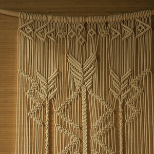 Macrame Mural, Large Macrame Wall Hanging, Indian Wall Art, Native ...