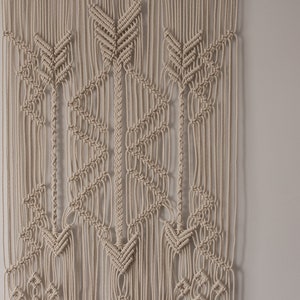 Large Macrame Wall Hanging, Arrow Wall Art, Wall Tapestry, Woven Wall ...