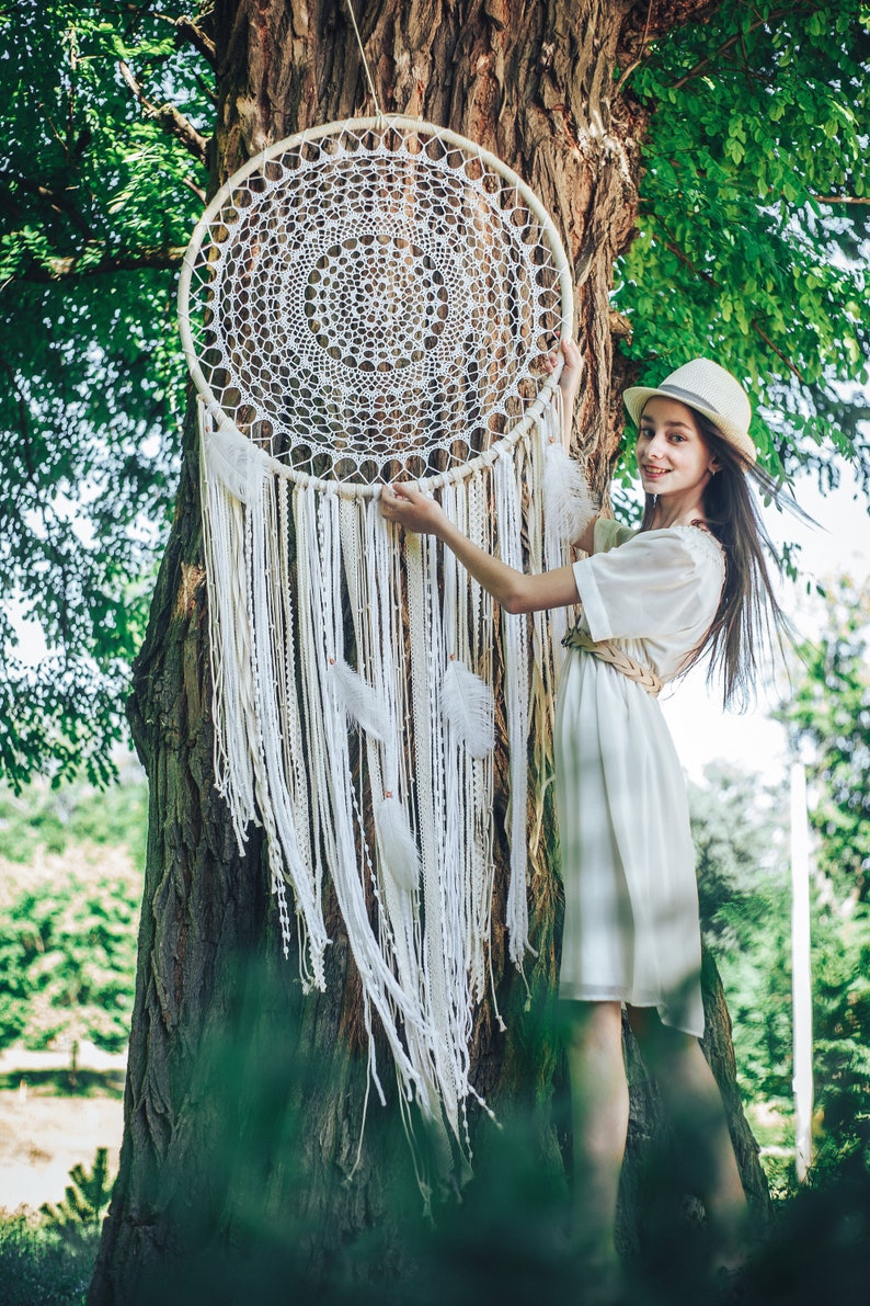 Large Dream Catcher Wall Hanging Giant Boho Dreamcatcher - Etsy