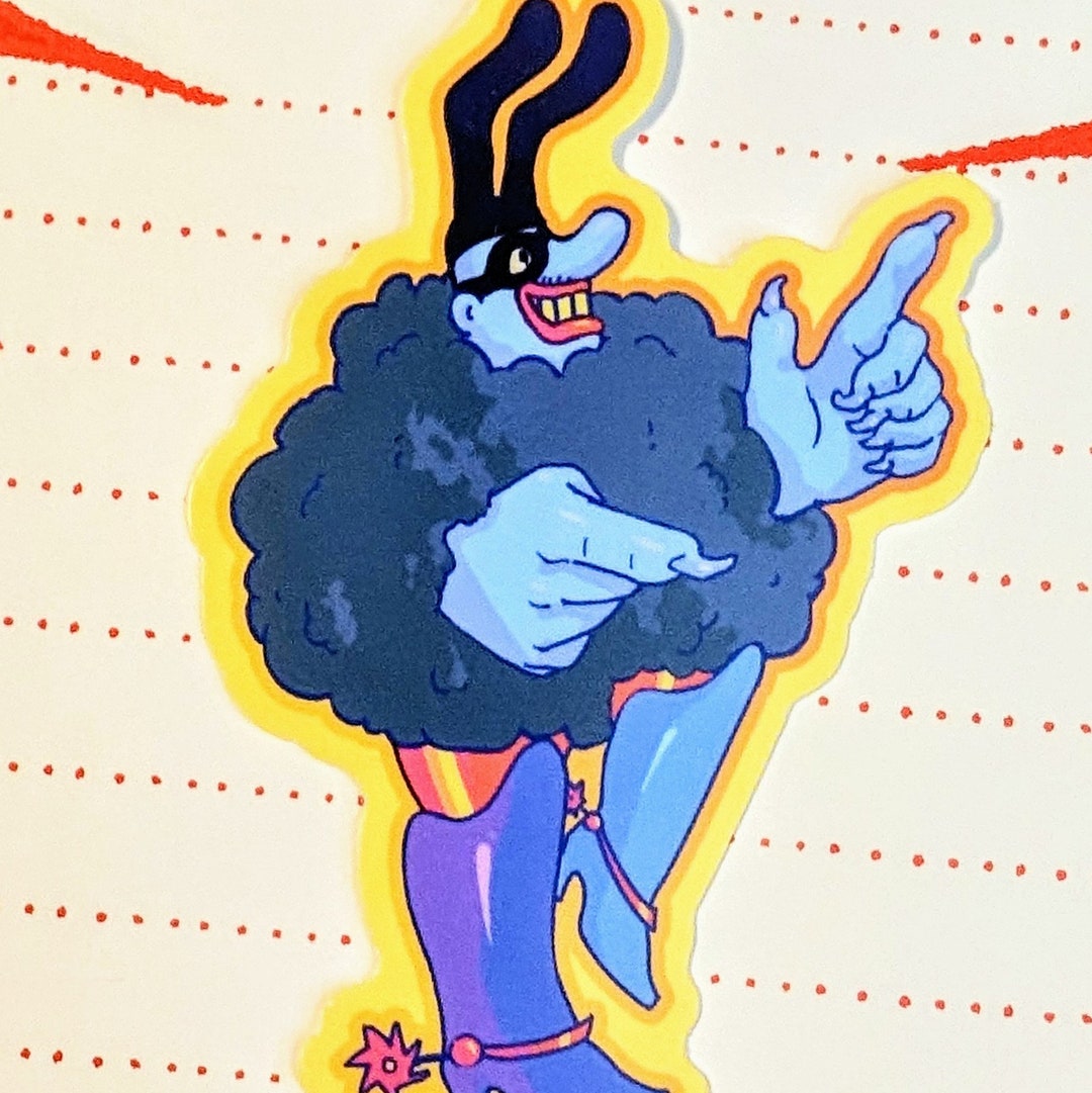 Blue Meanie Stickers - Etsy