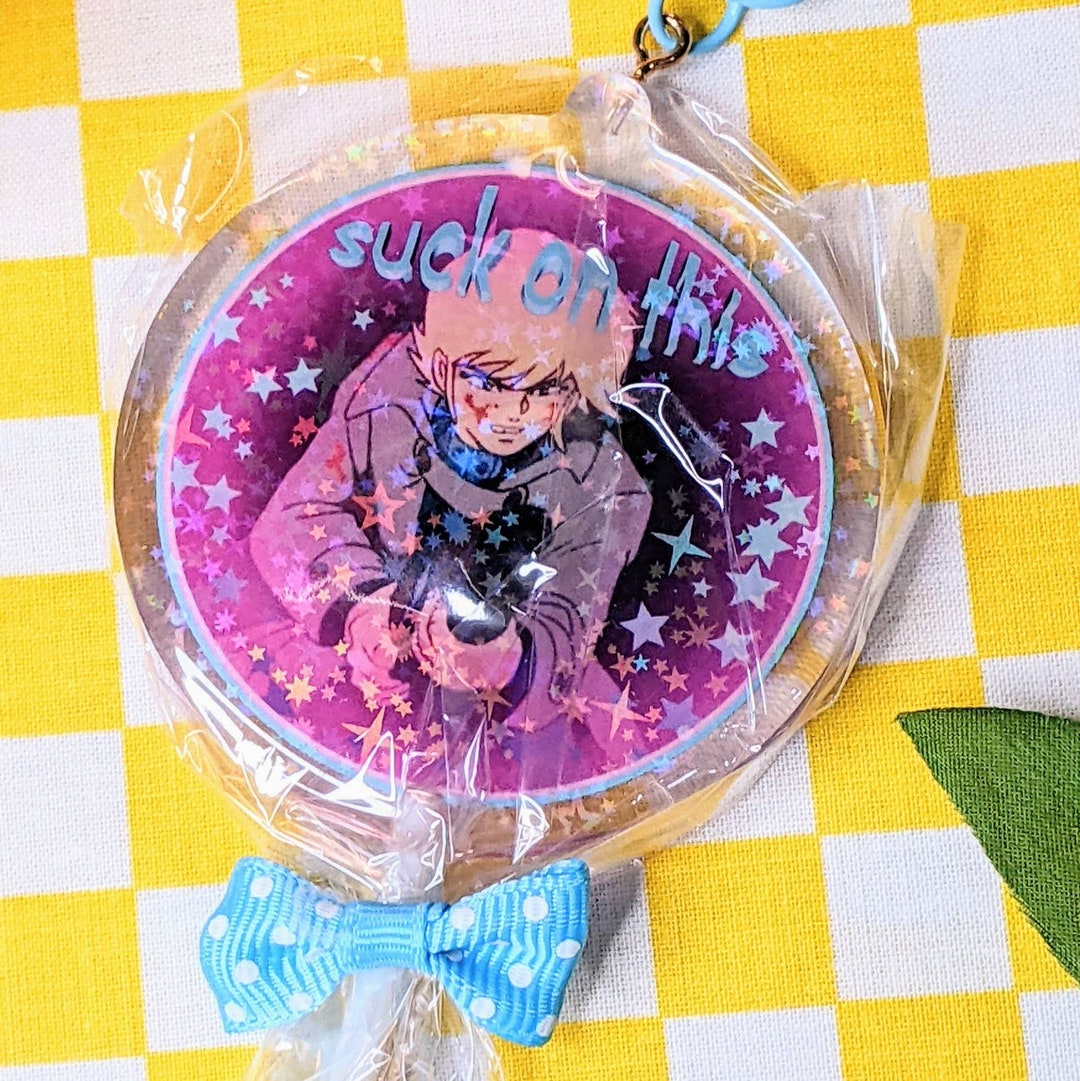 Ryo Asuka Lollipop Keychain - Etsy