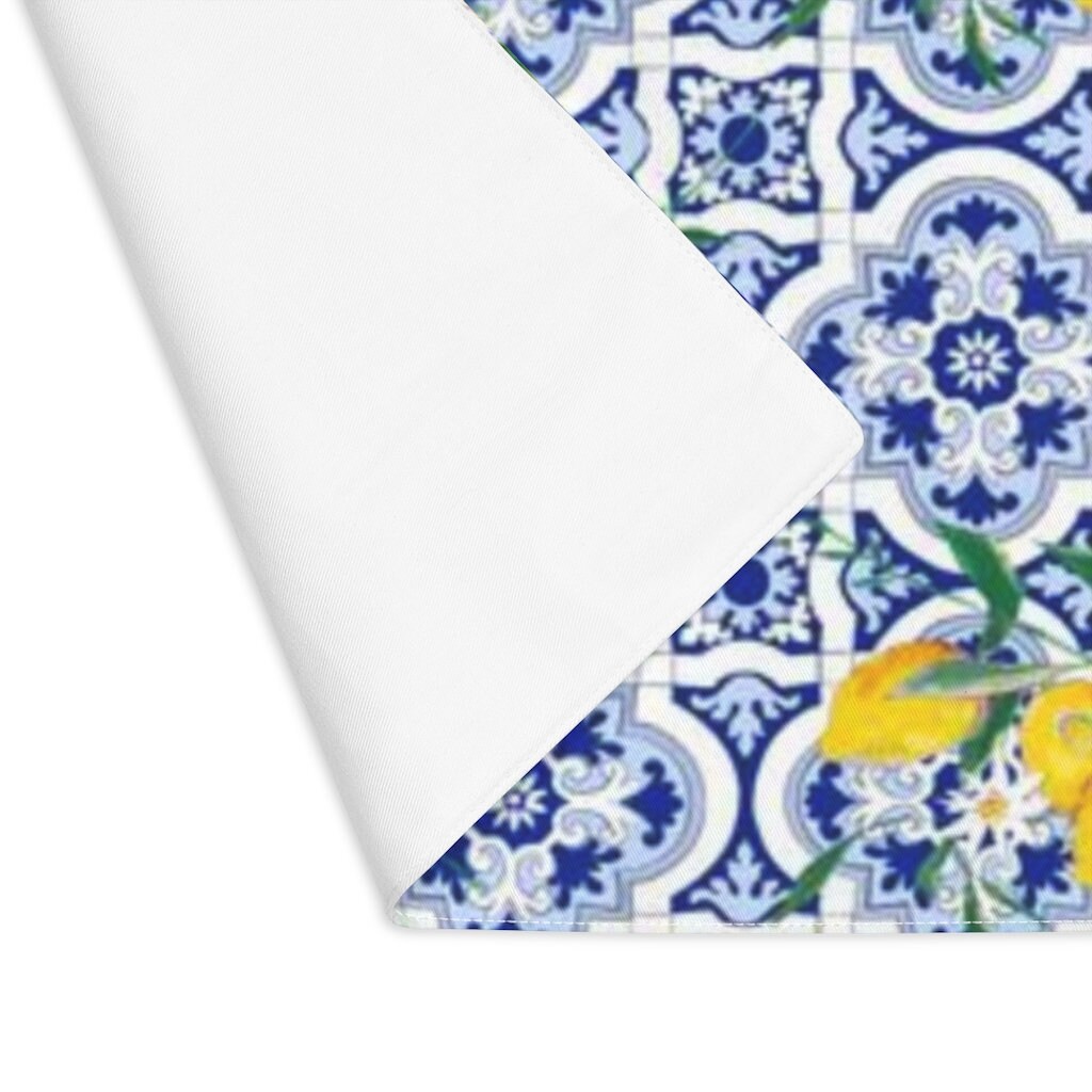 Portuguese Tileslemons Placemat - Etsy
