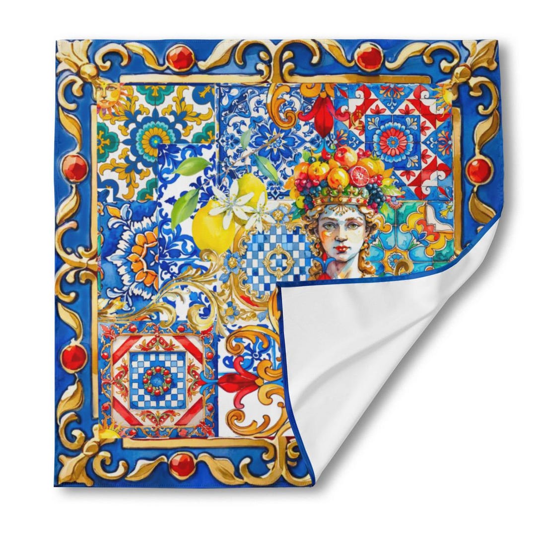 Sicilian Testa Di Moro,sicilian Moro Head,majolica,lemon,summer,unisex ...