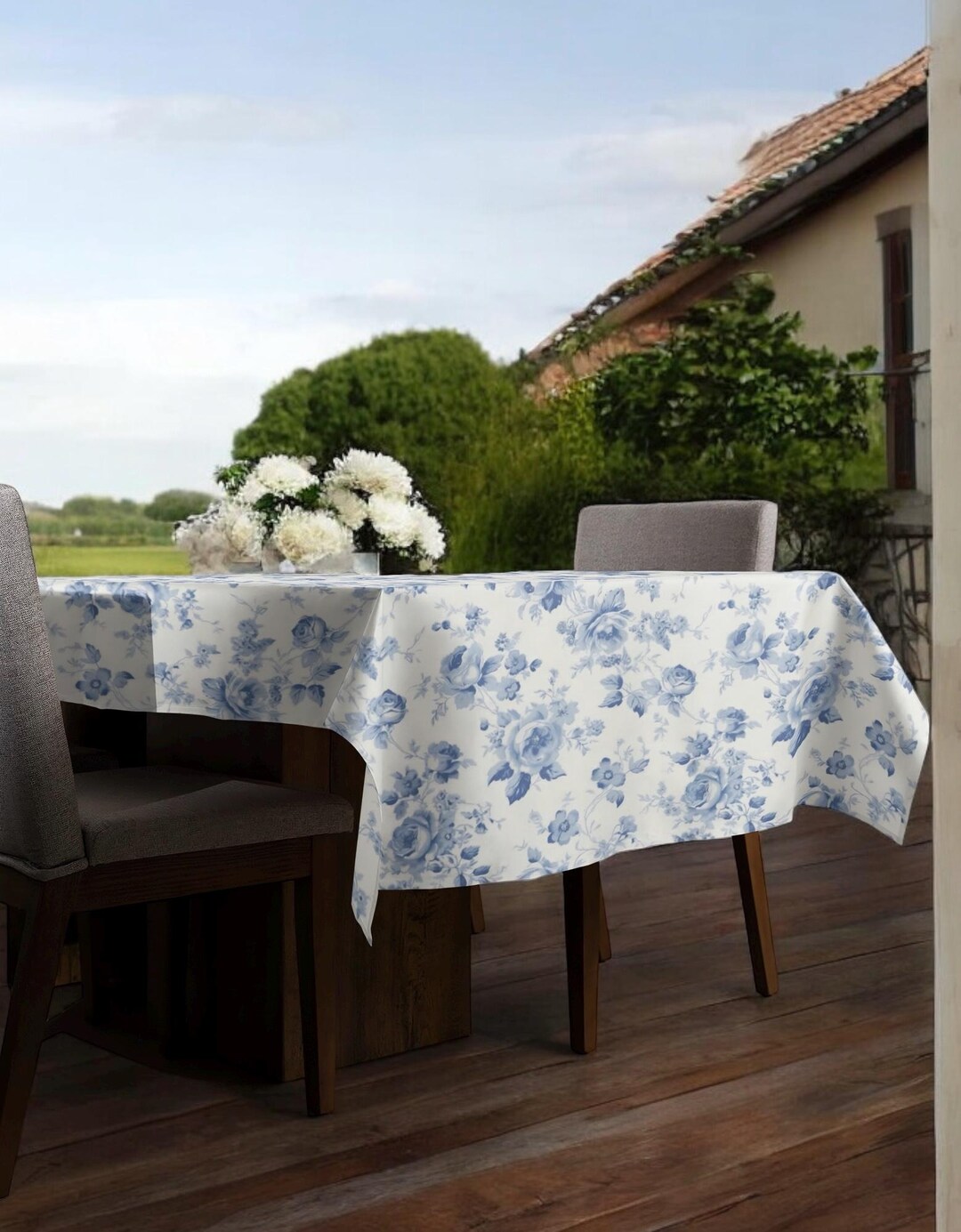 Blue Rose,floral Toile,blue China,vintage Roses,thickiy Ronior ...