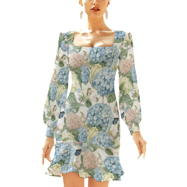 Hydrangea Dress - Etsy