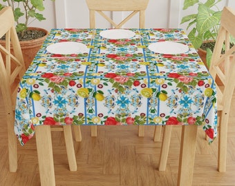 Sicilian Style Tablecloth - Etsy