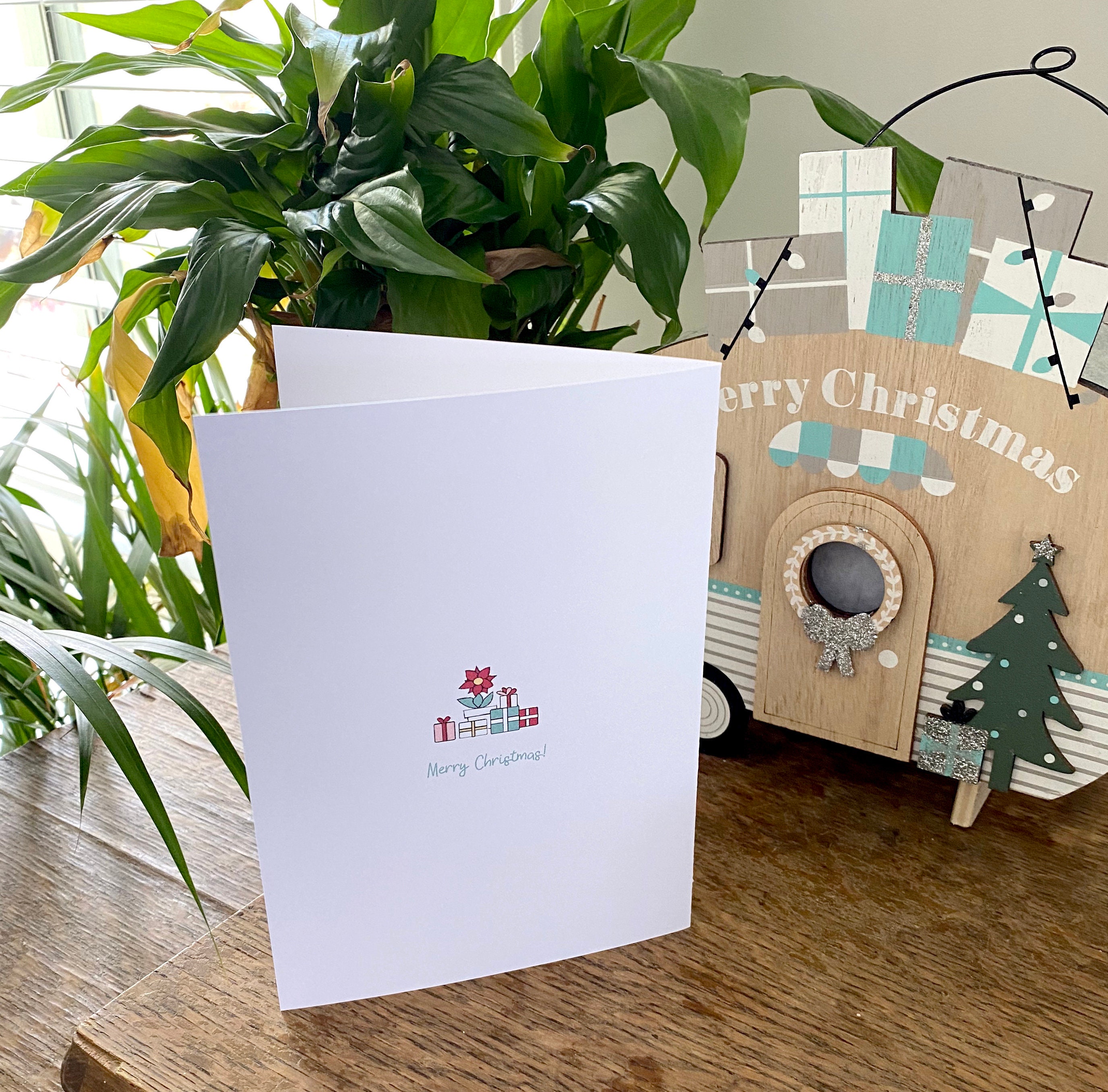 Christmas Cards Happy Camper Caravan Cards DIY Christmas Cards ...