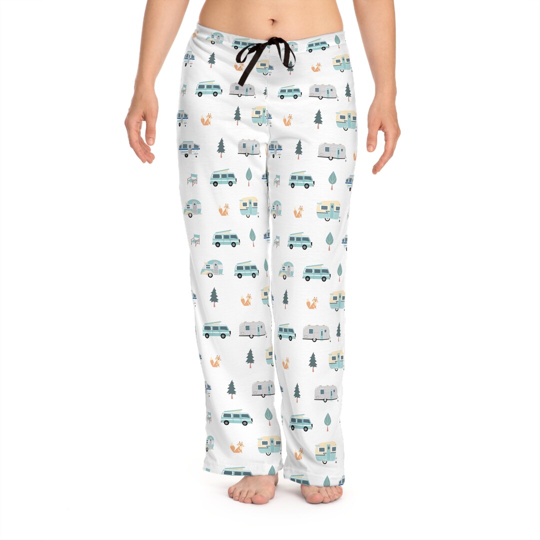 RV Camping Pajama Pants. Retro Caravans, Vintage Camper Trailers ...