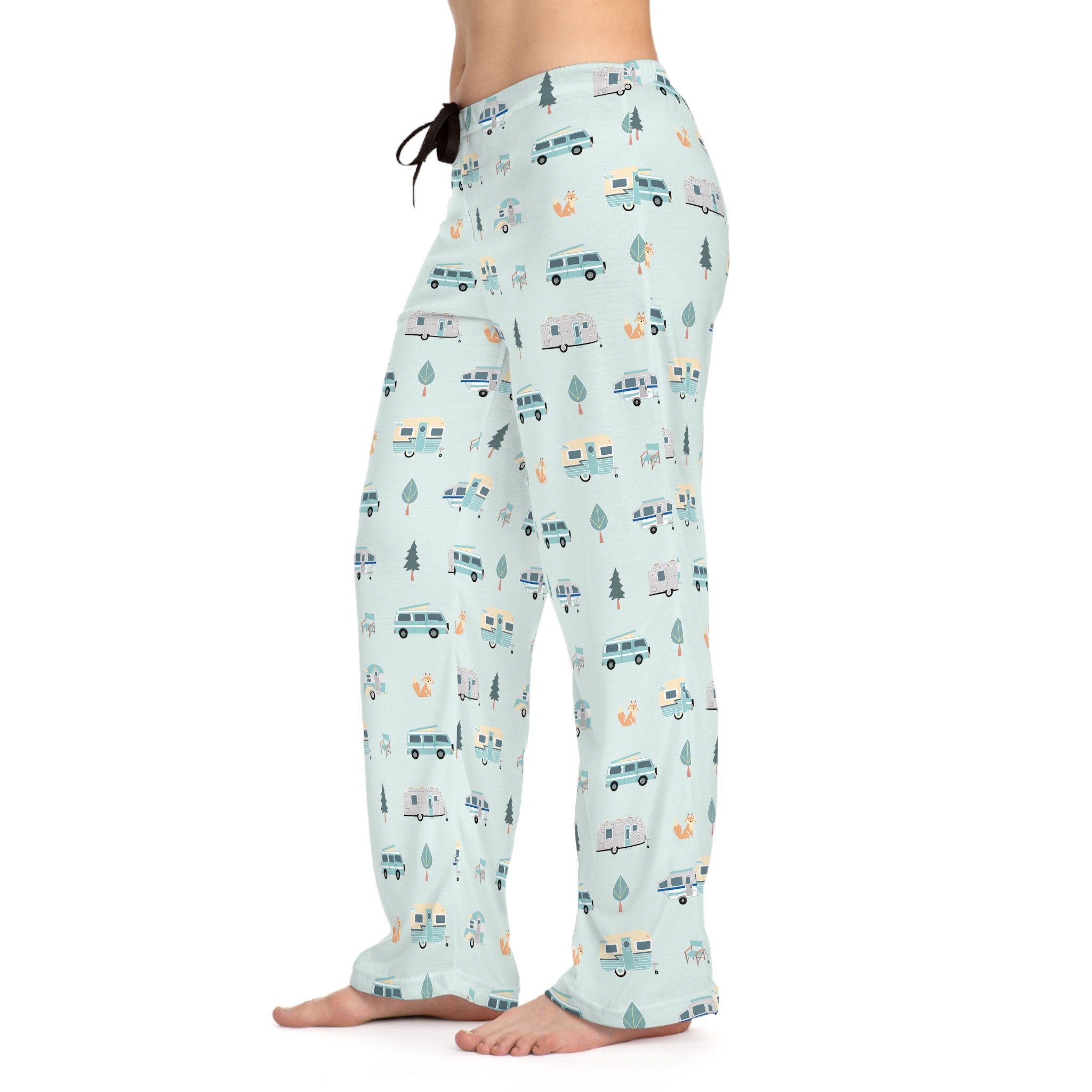 Glückliche Camper Pyjama-Hose, RV Camping Geschenke für Sie, Damen ...