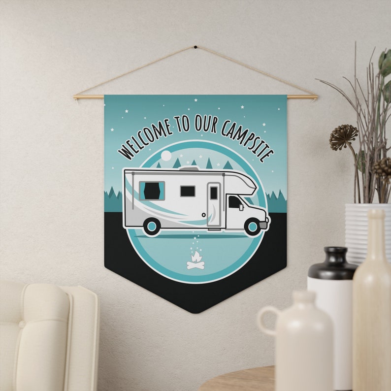 Custom Class C Motorhome Campsite Welcome Pennant. Personalized RV ... Custom Class C Motorhome Campsite Welcome Pennant. Personalized RV ...