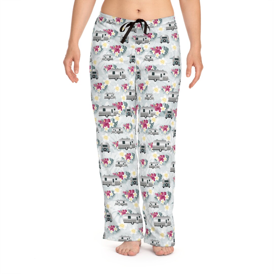 RV Camping Women's Pajama Pants. Sleepwear Gifts for Airstream Trailer ...
