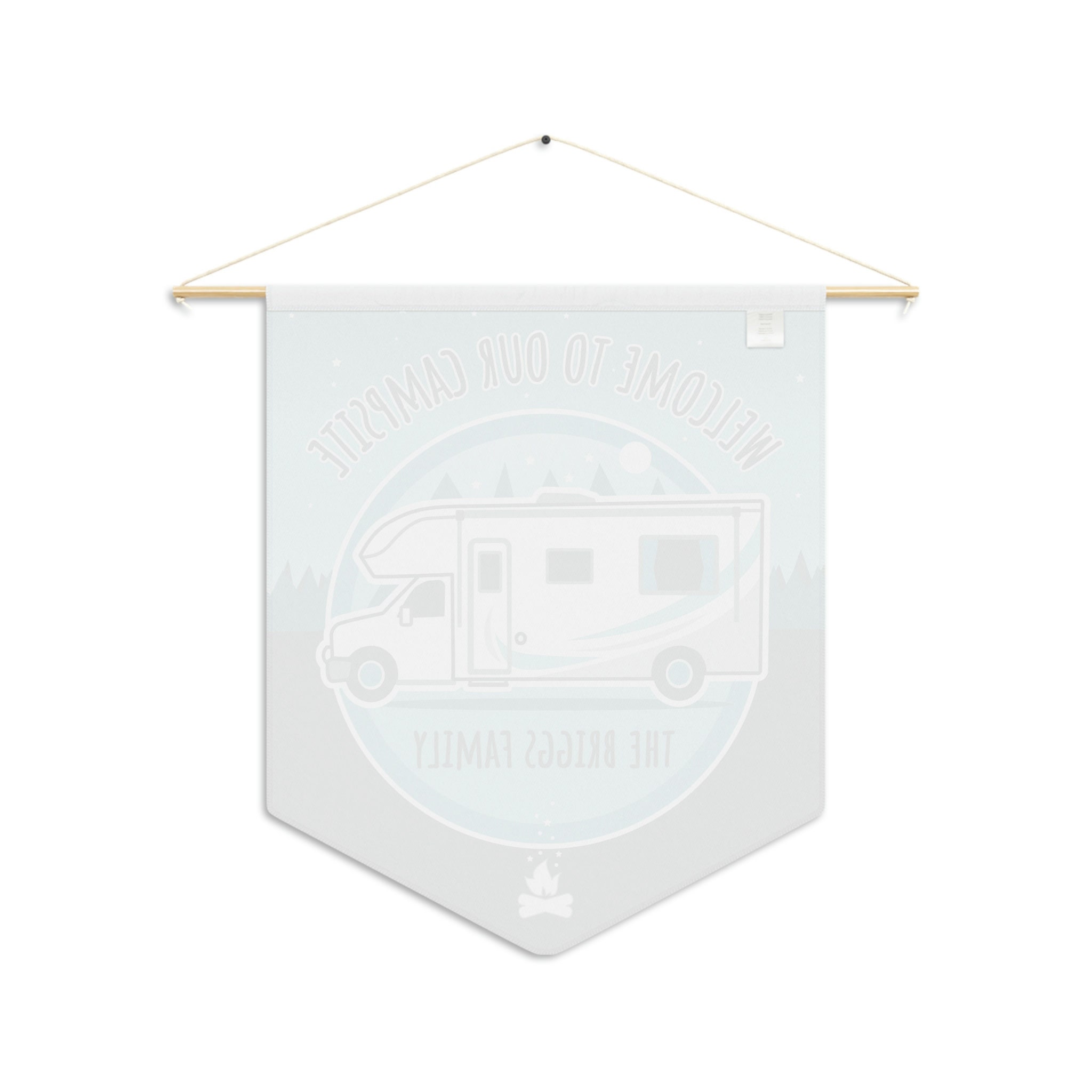 Custom Class C Motorhome Campsite Welcome Pennant. Personalized RV ...