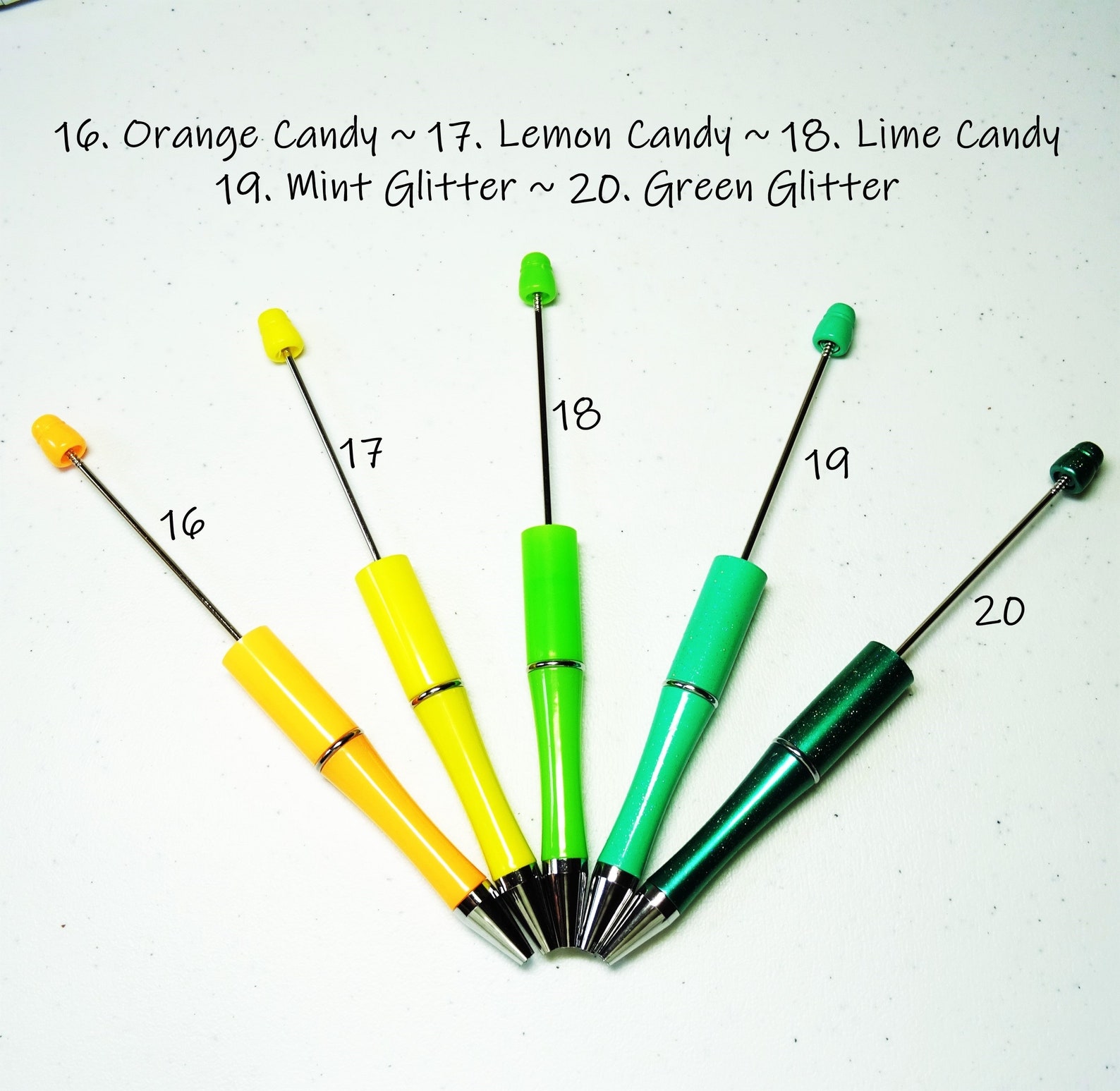 Beadable Ballpoint Pen Blanks Lightweight Acrylic & Metal. - Etsy UK