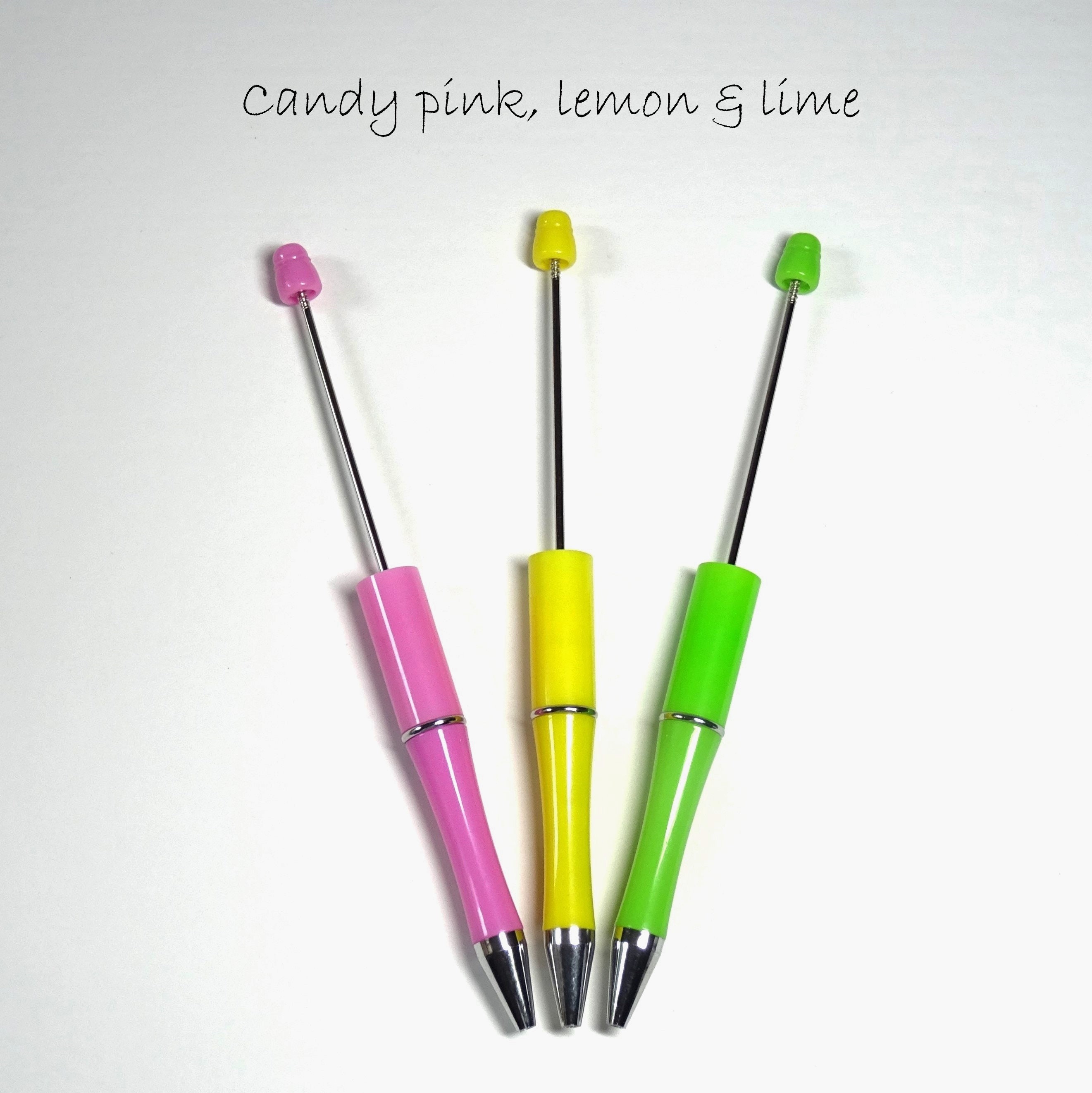 Beadable Ballpoint Pen Blanks Lightweight Acrylic & Metal. - Etsy