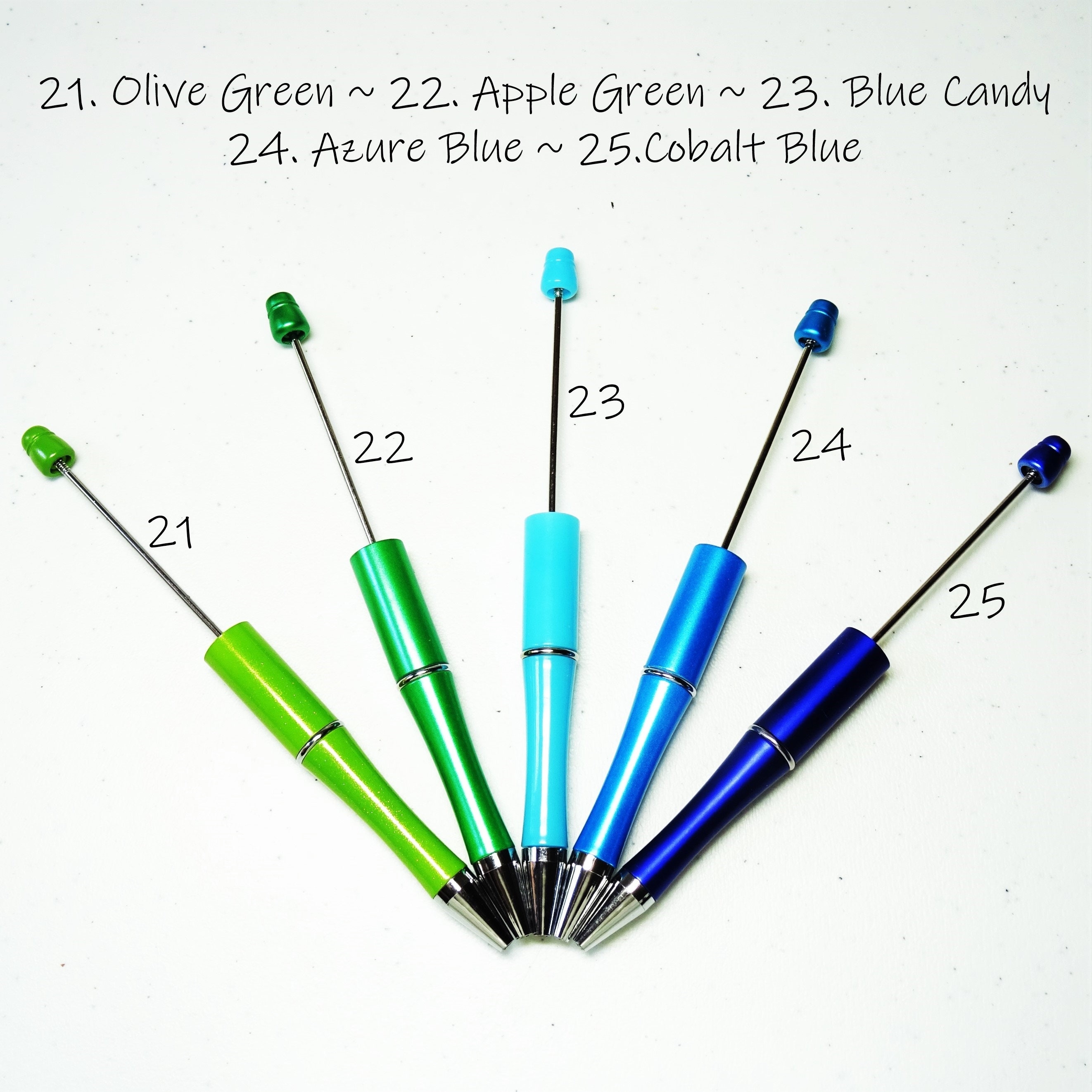 Beadable Ballpoint Pen Blanks Lightweight Acrylic & Metal. - Etsy