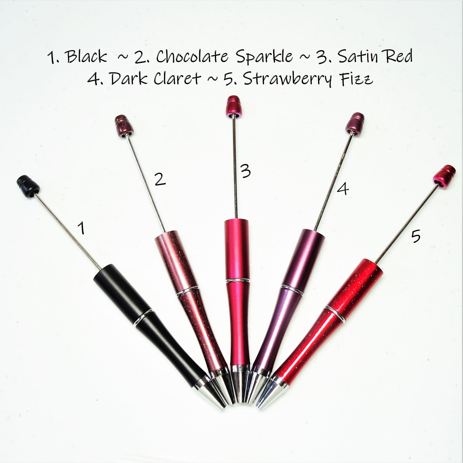 Beadable Ballpoint Pen Blanks Lightweight Acrylic & Metal. - Etsy
