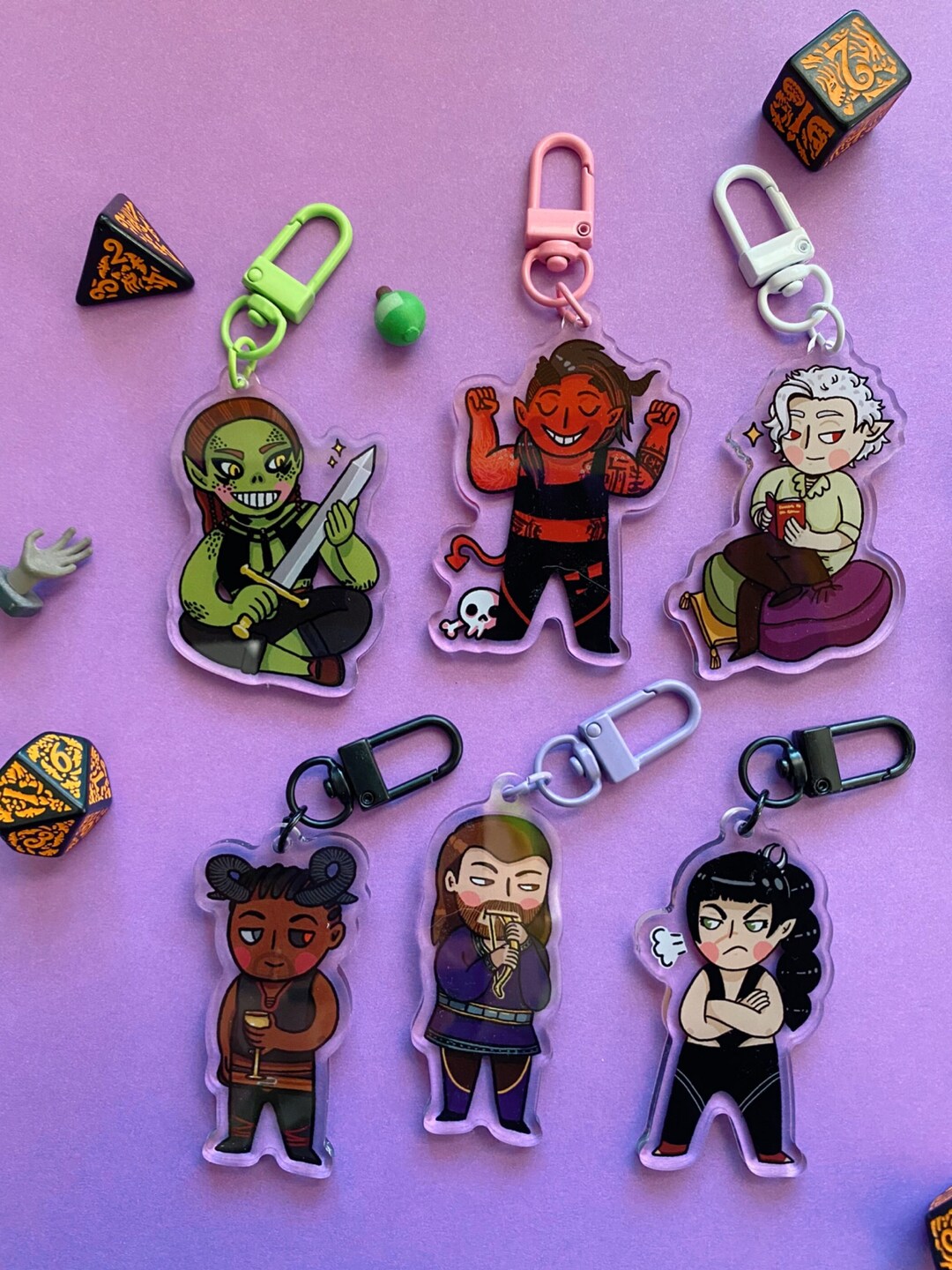 BG3 Companion Keychains - Etsy